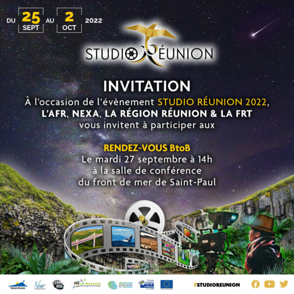 Appel à candidatures Rdv B to B - Studio Réunion - Agence Film Réunion